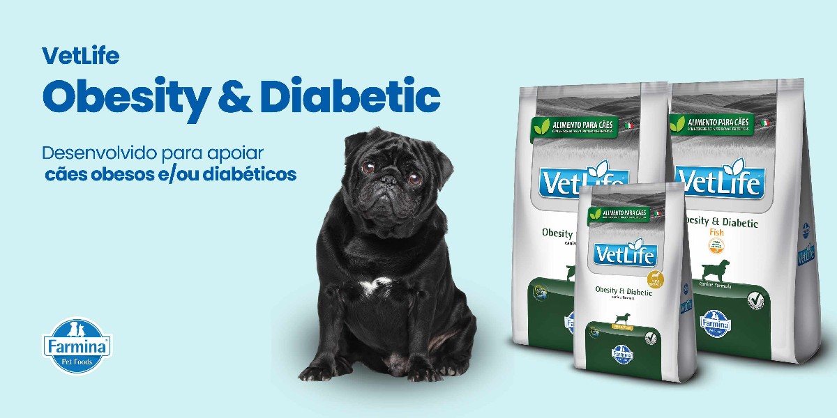 Farmina Pet Foods - Vet Life Obesity & Diabetic para Cães